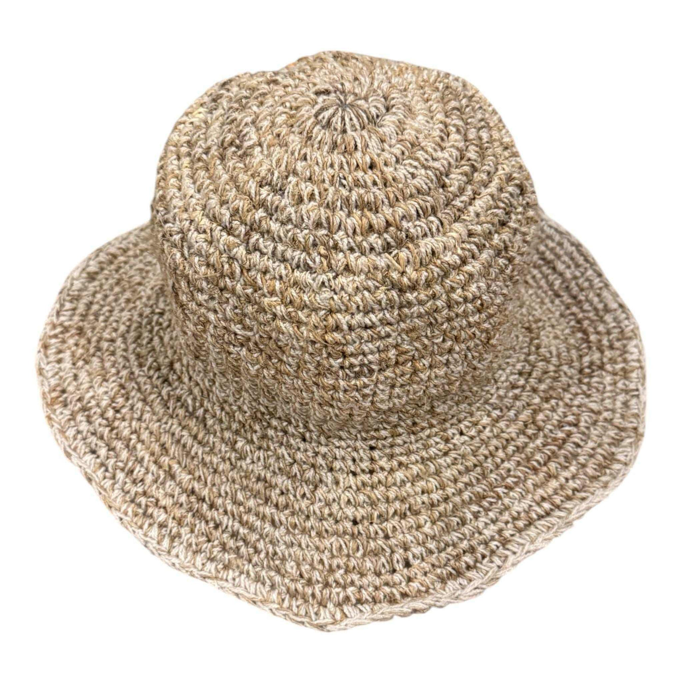 Hemp Crochet Hat - Eco-Friendly Summer Sun Hat with Wire Brim – Asatre